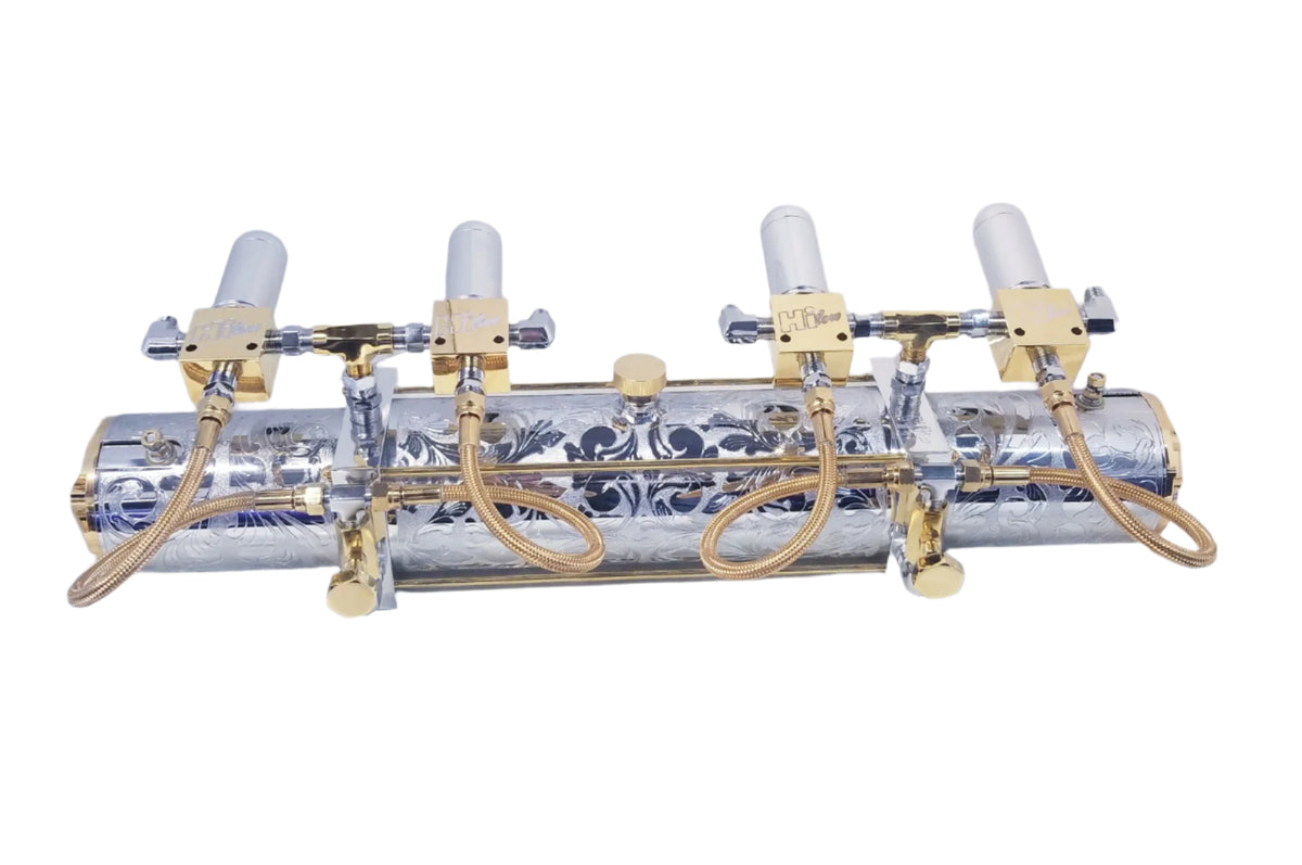 Hollywood Series Whammy Chrome-Gold/Chr/Engrave Pumps – Hi-low Custom ...