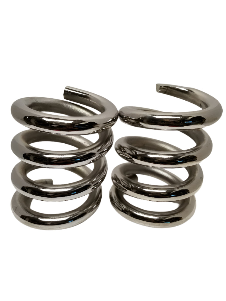 Pre-cut Coil Springs 2 1/2-ton Chrome(pair) – Hi-low Custom Hydraulics
