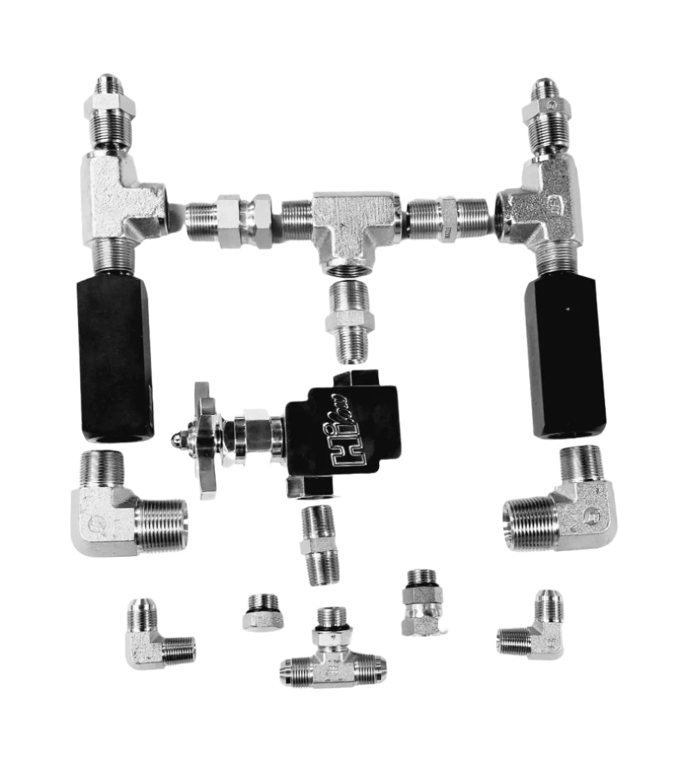 Double Pump-Single Dump Elite Return kit 1" to 3/4" – Hi-low Custom ...